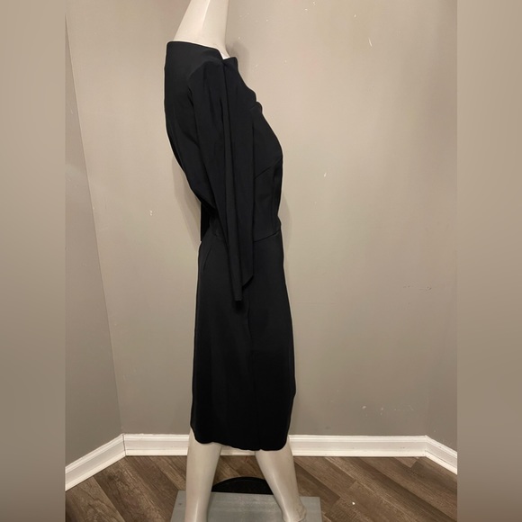 Chiara Boni | Dresses | Chiara Boni Kate Ruffled 34 Sleeve Bodycon ...